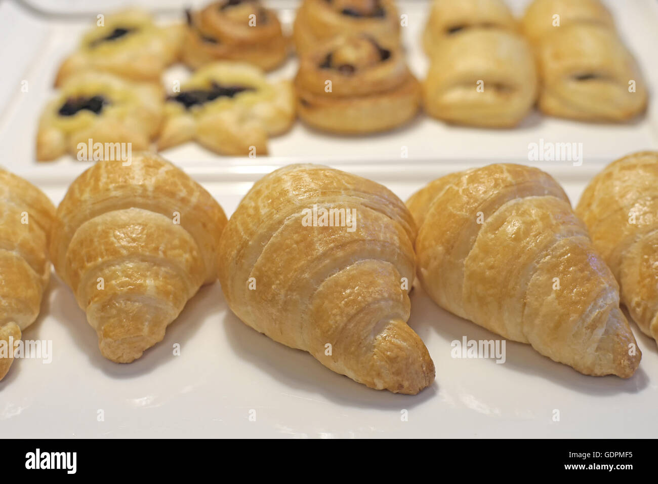 Fresh baked croissants on hi-res stock photography and images - Alamy