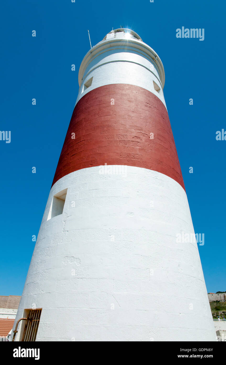 Trinity Lighthouse - Gibraltar Stock Photo - Alamy