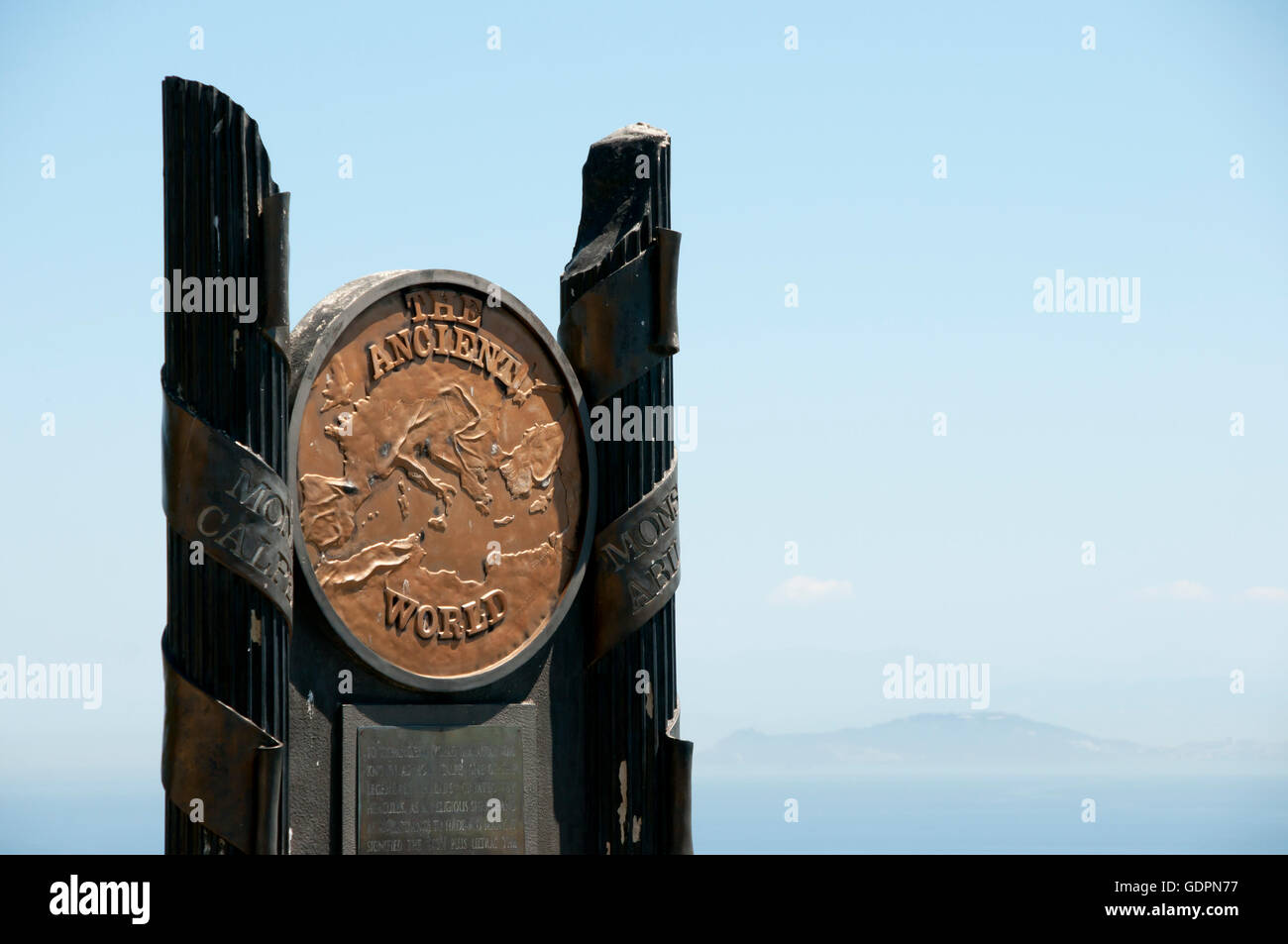 The Pillars of Hercules - Gibraltar Stock Photo - Alamy