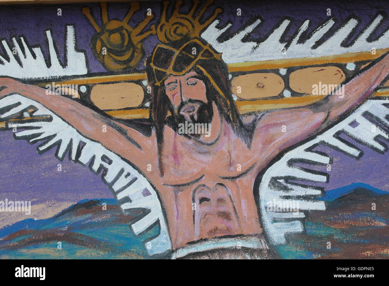 Religious graffiti hi-res stock photography and images - Alamy