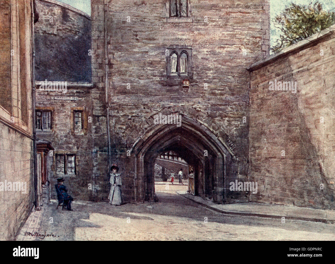 Gateway of Bloody Tower with entrance to Jewel House (Wakefield Tower ...