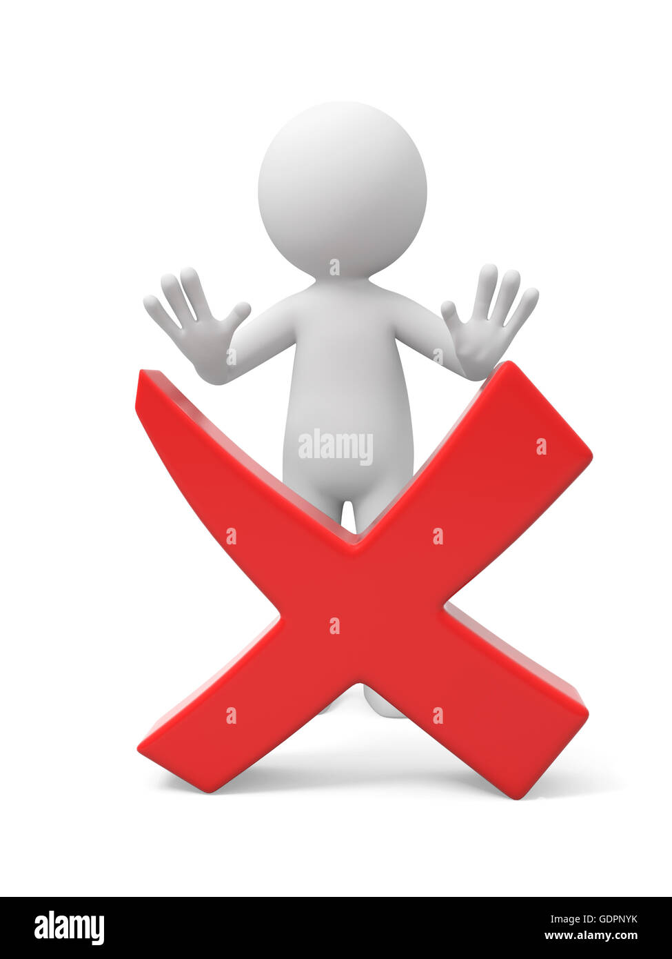 3d man red check hi-res stock photography and images - Alamy