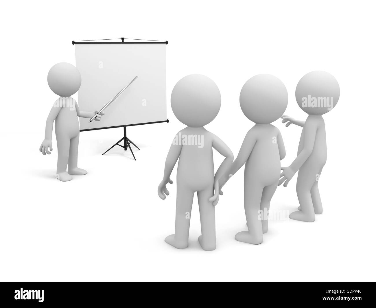 Business leadership discussion Black and White Stock Photos & Images ...