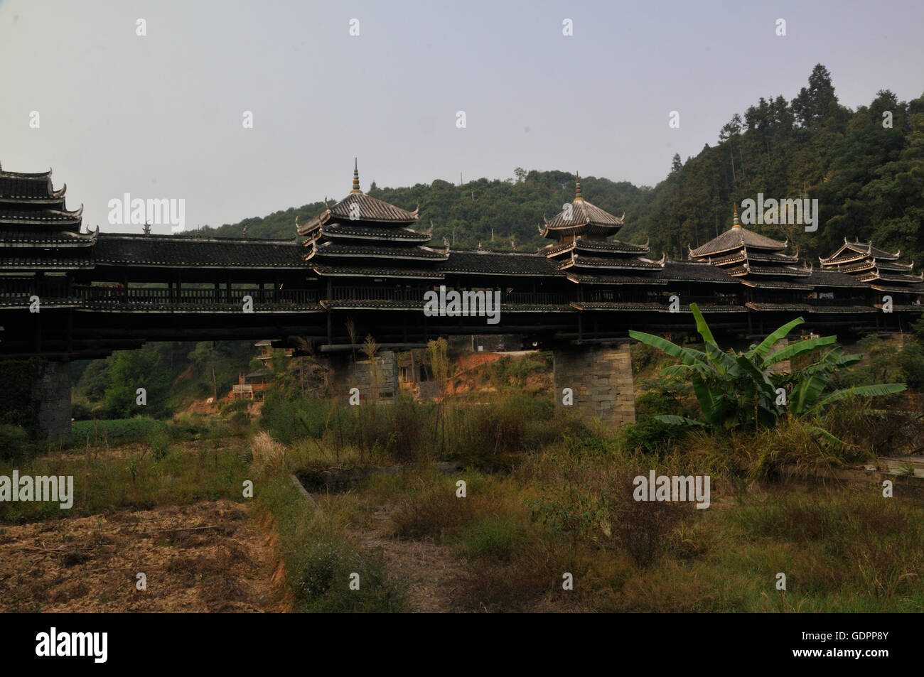 Chengyang Qiao, a Rainbridge in Guangxi, China Stock Photo - Alamy