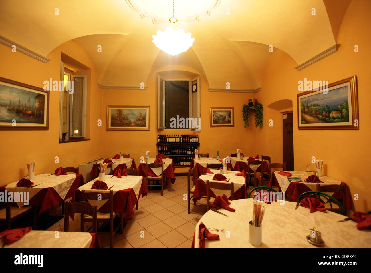 a Restaurant in the old town of Pallanza near to Verbania on the Lago ...