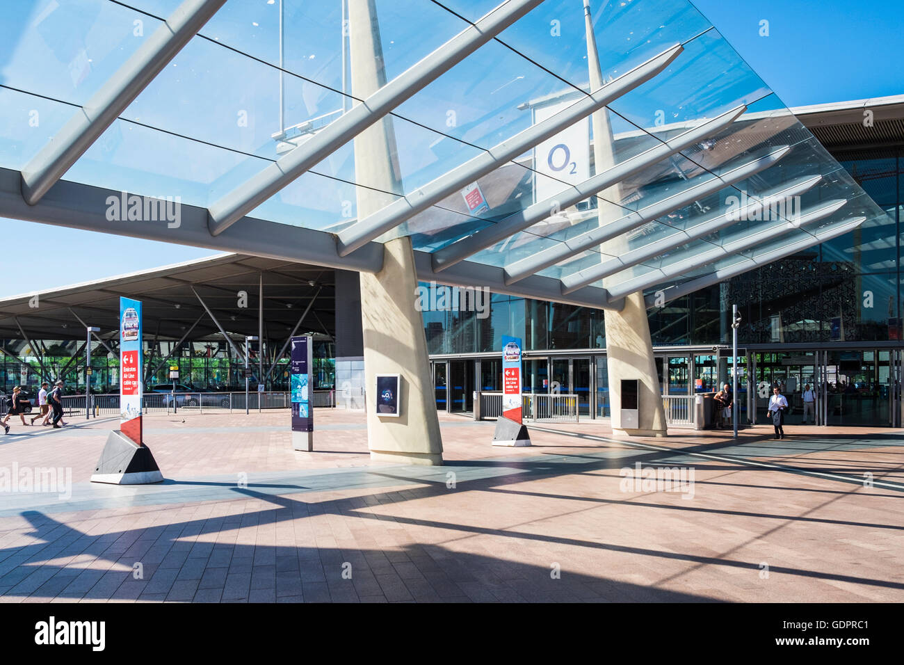 North Greenwich Bus&Tube station, Greenwich Peninsular, London, England ...