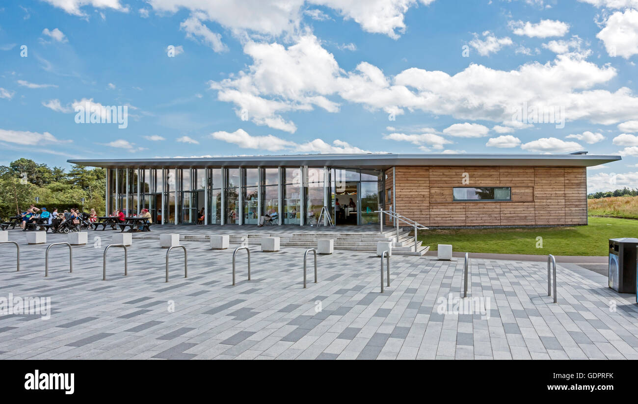 The new Visitor Centre and café at The Helix The Kelpies park in ...