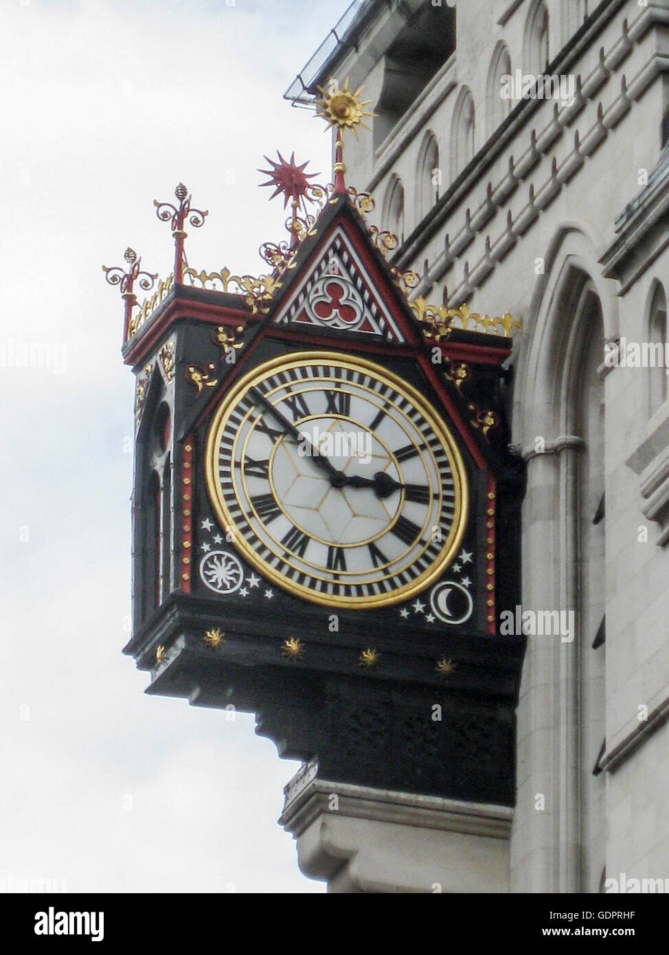 Clock HIstorical Buildings London England Stock Photo - Alamy