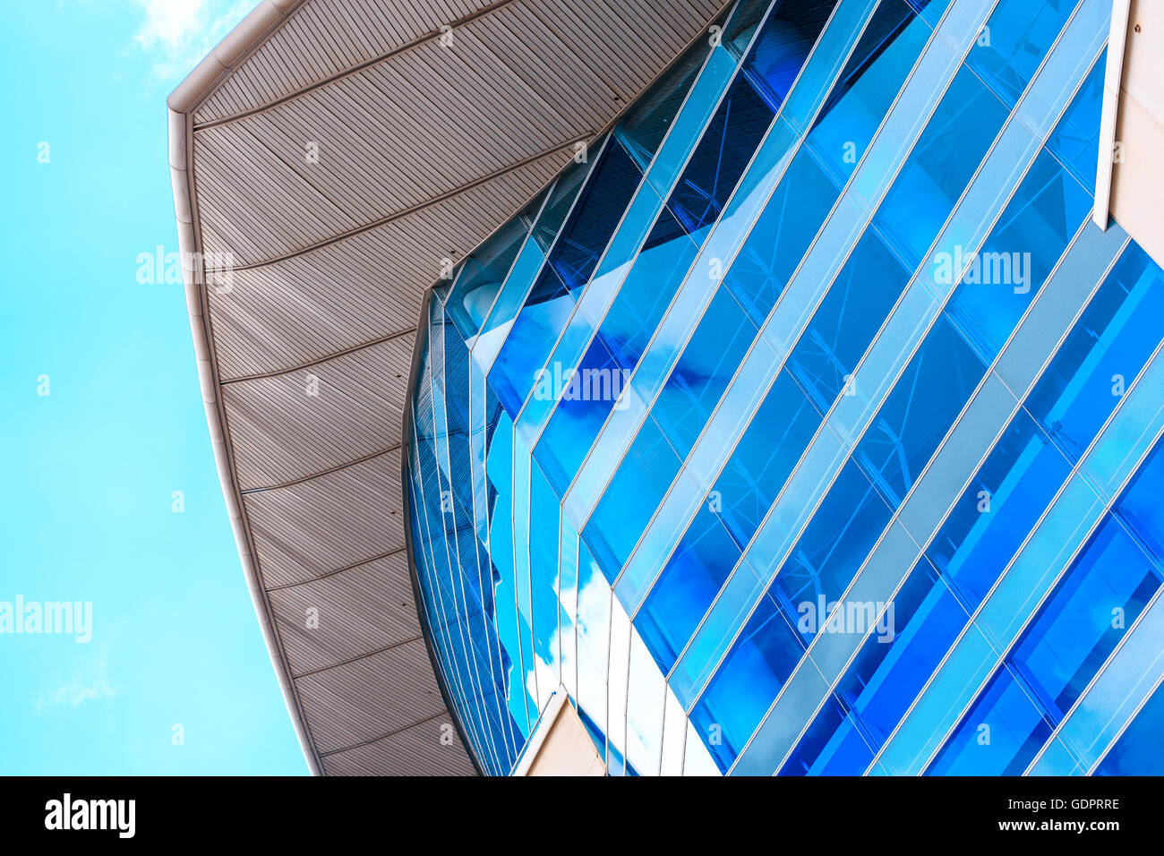 Modern Commercial building close up Stock Photo - Alamy