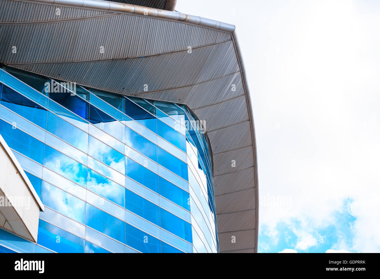 Modern Commercial building close up Stock Photo - Alamy