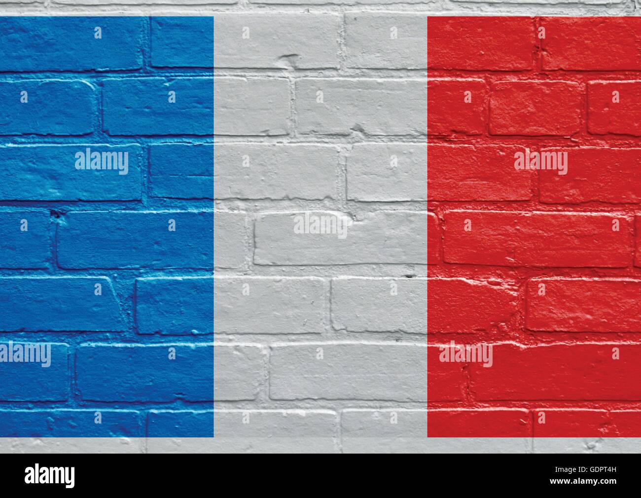 French flag street art hi-res stock photography and images - Alamy