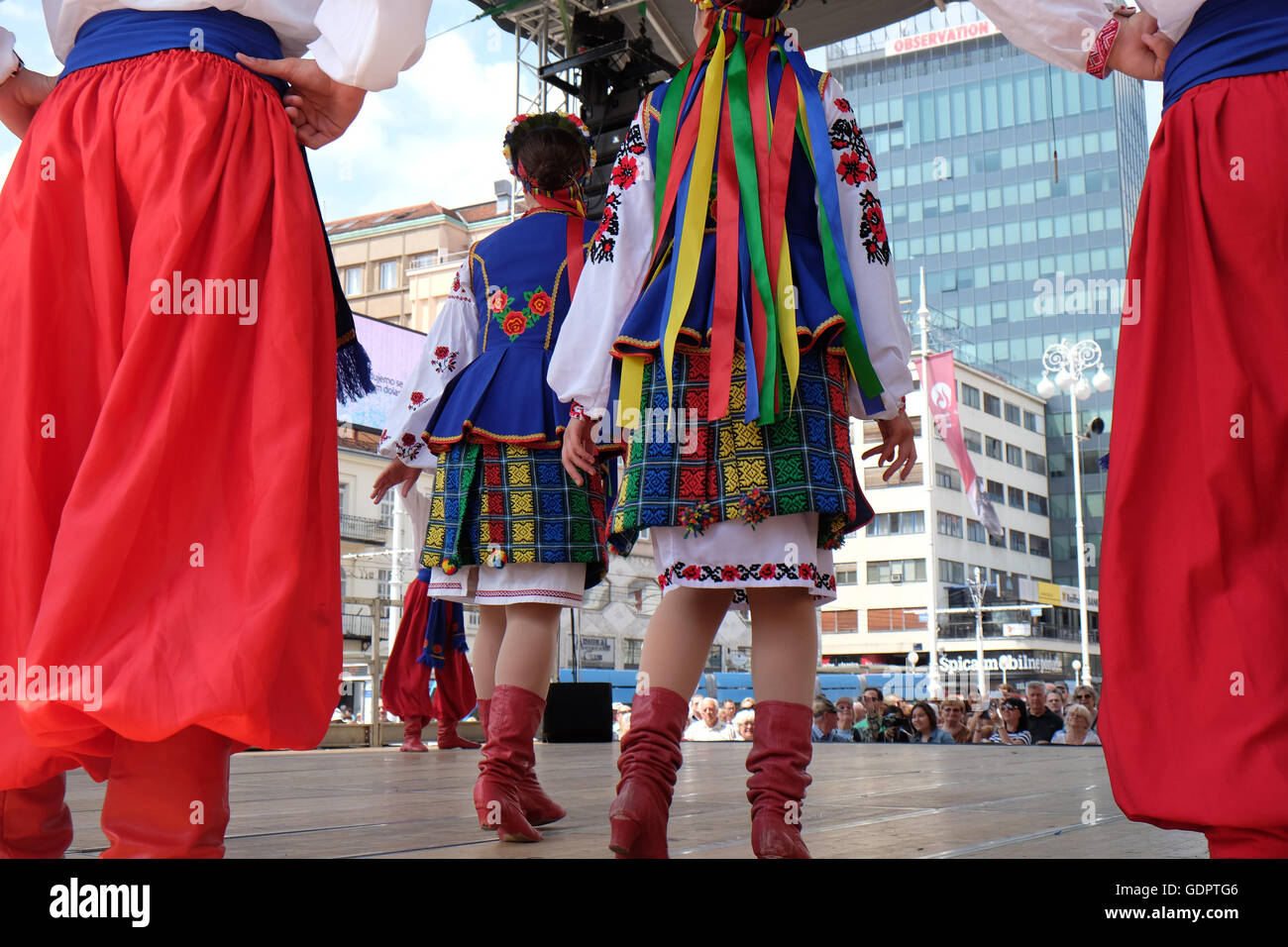 Members of folk group Sopilka from Vegreville, Alberta, Canada, during ...