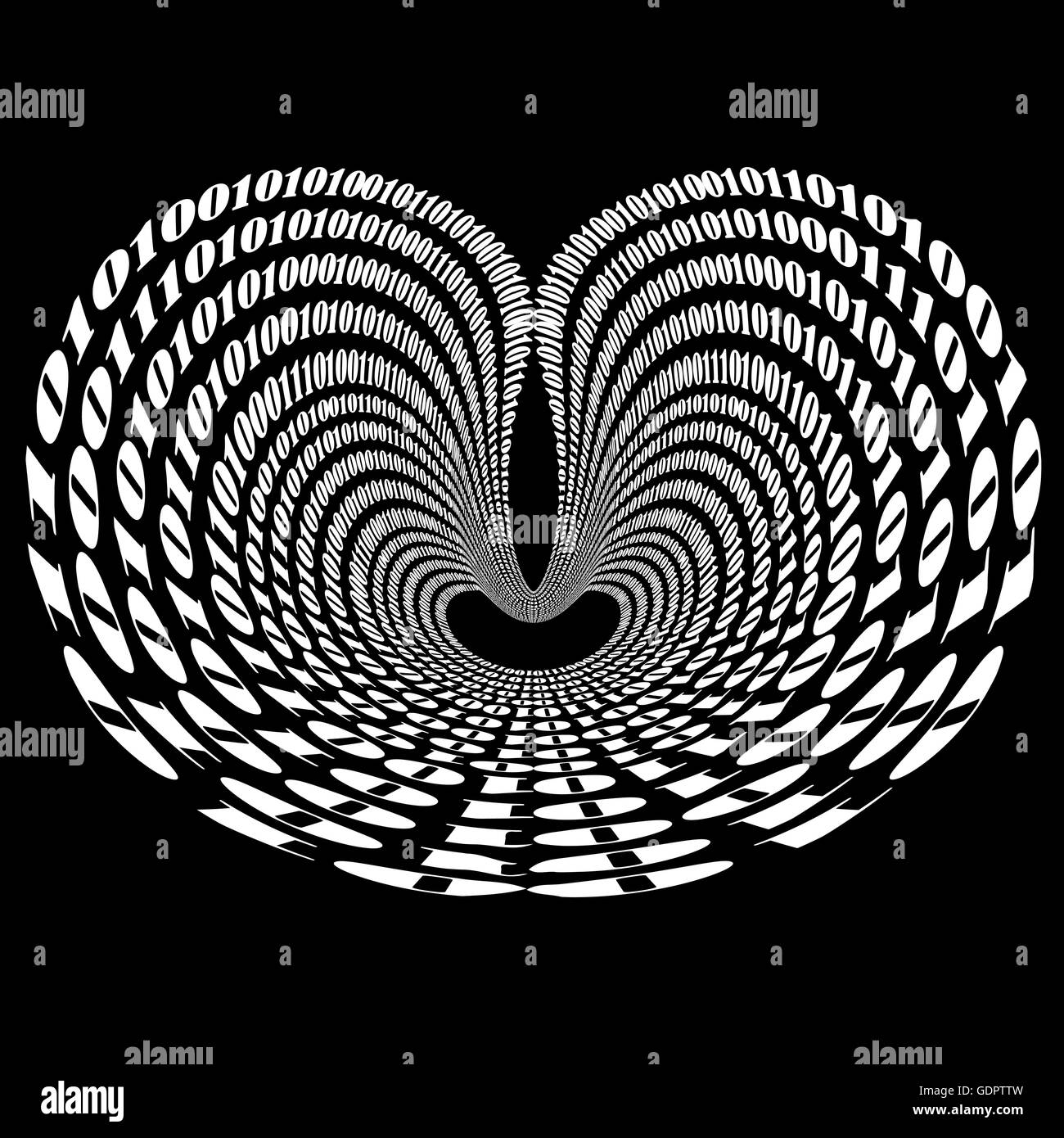 Binary Code Background Decryption And Encoding Stock Vector Image And Art Alamy 