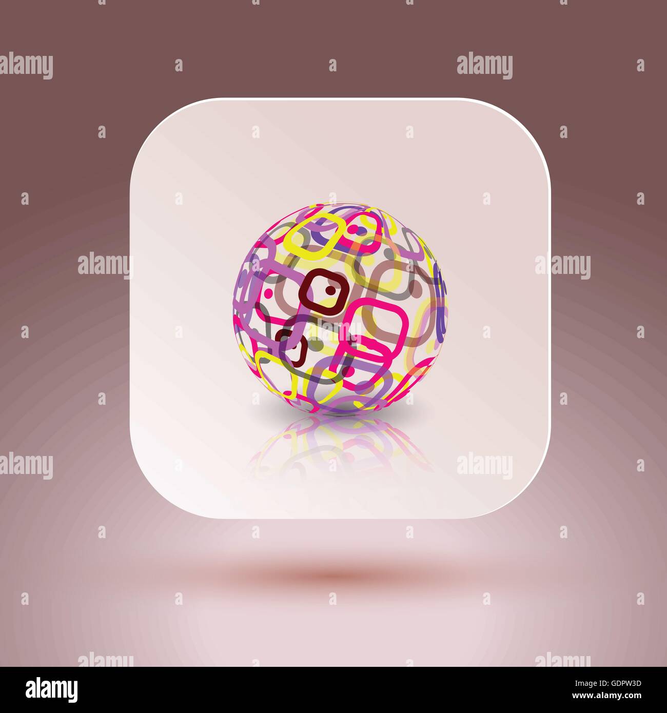Map of earth made of people Stock Vector Images - Alamy