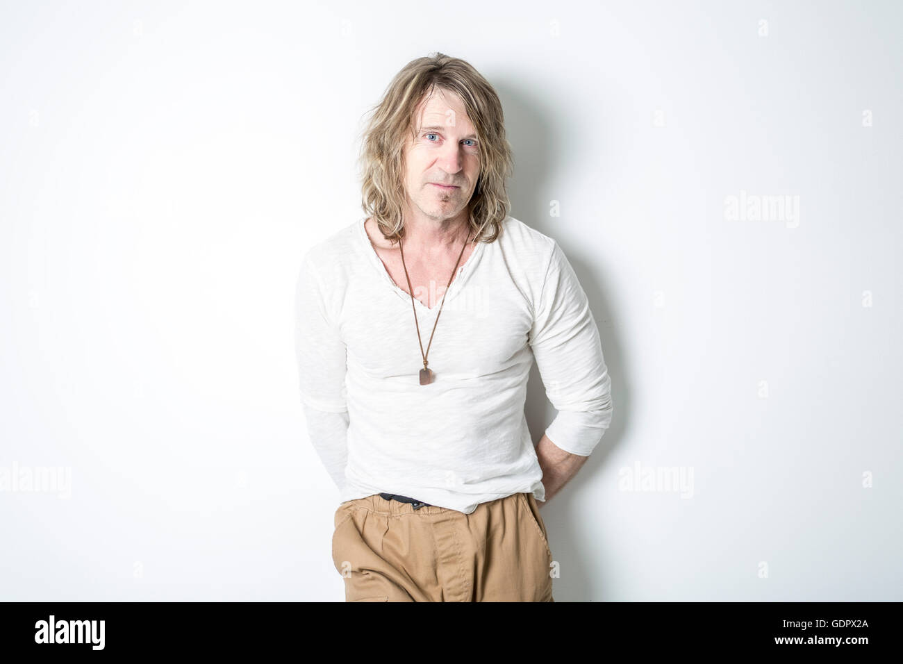 Portrait of a man in studio Stock Photo - Alamy