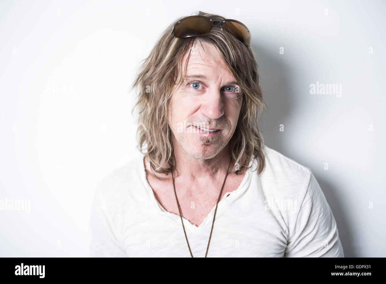 Portrait of a man in studio Stock Photo - Alamy