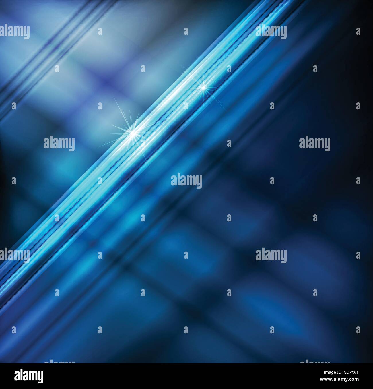 Blue abstract vector background concept with neon lines Stock Vector ...