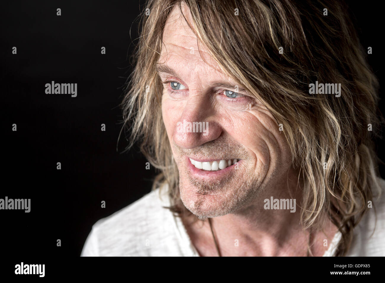 Portrait of a man in studio Stock Photo - Alamy