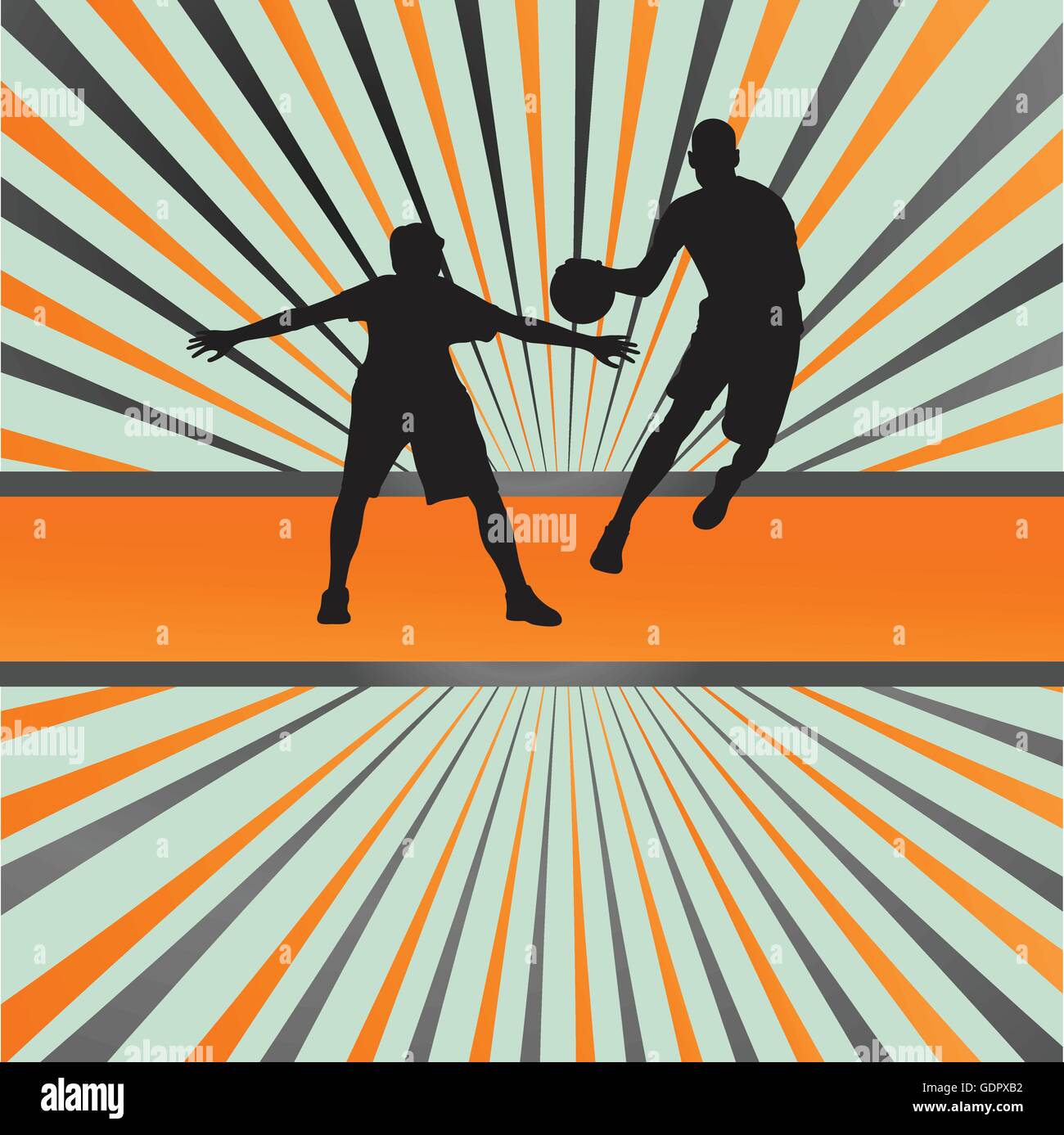 Basketball player vector abstract background concept for poster Stock ...