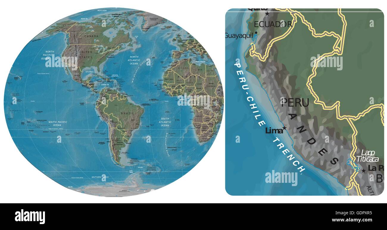 Peru Cities Stock Vector Images - Alamy