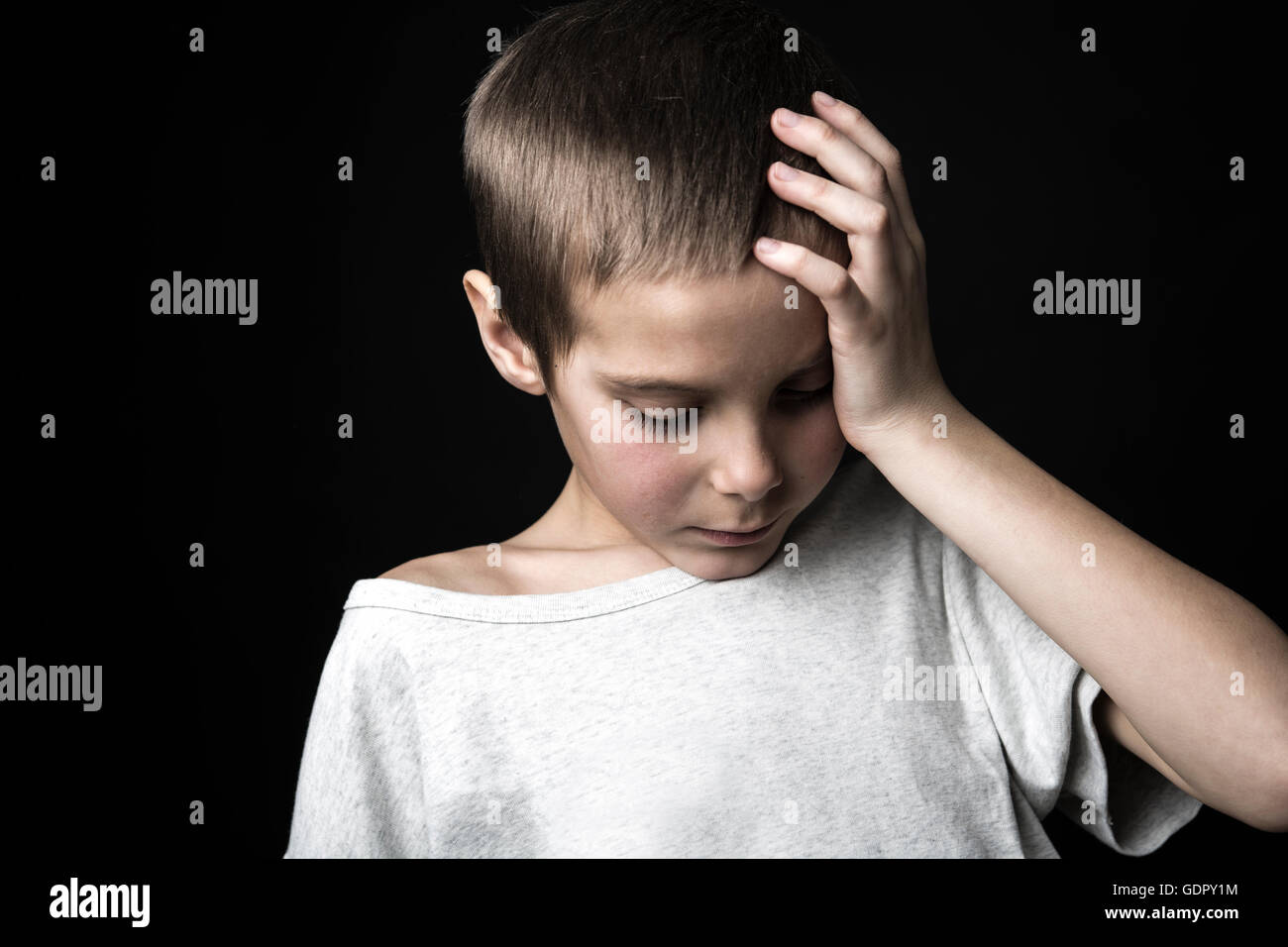 Neglected child boy hi-res stock photography and images - Alamy