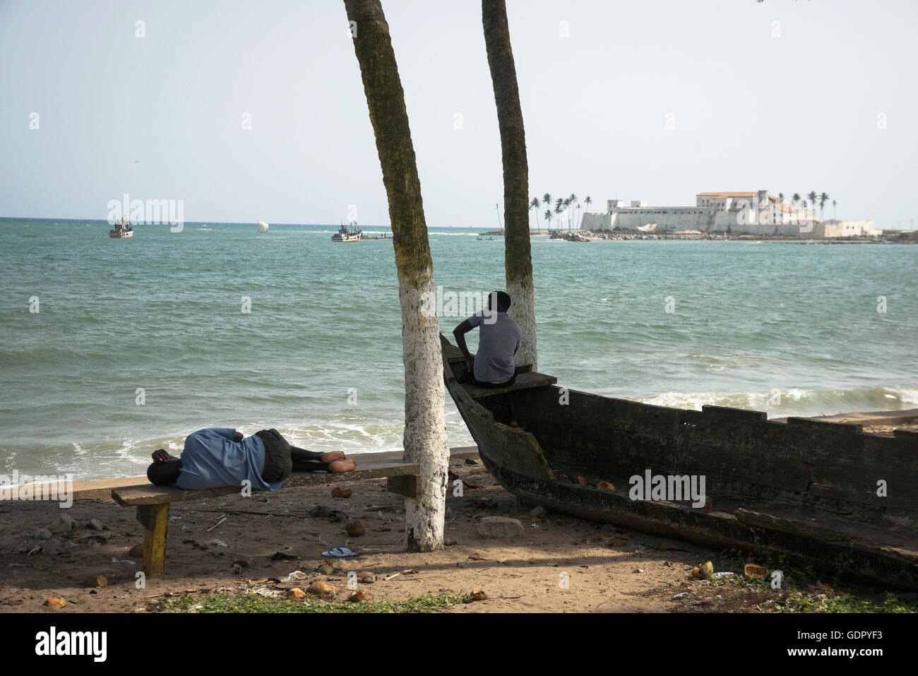 Elmina castle - Ghana Stock Photo - Alamy