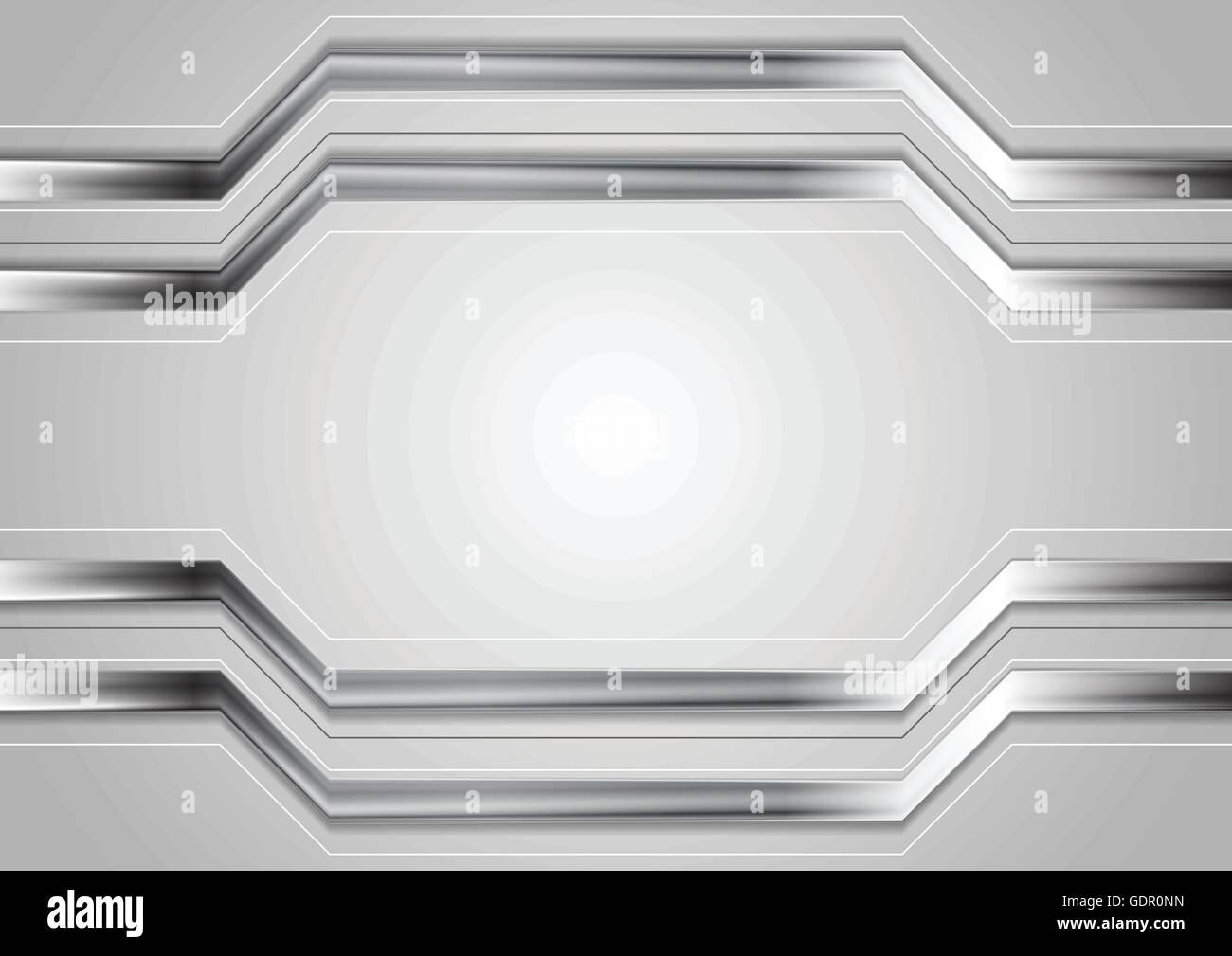 Minimal tech metallic abstract striped background. Silver metal stripes ...