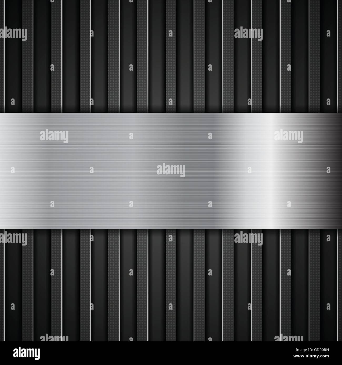 Abstract tech metallic dark background. Vector graphic design ...