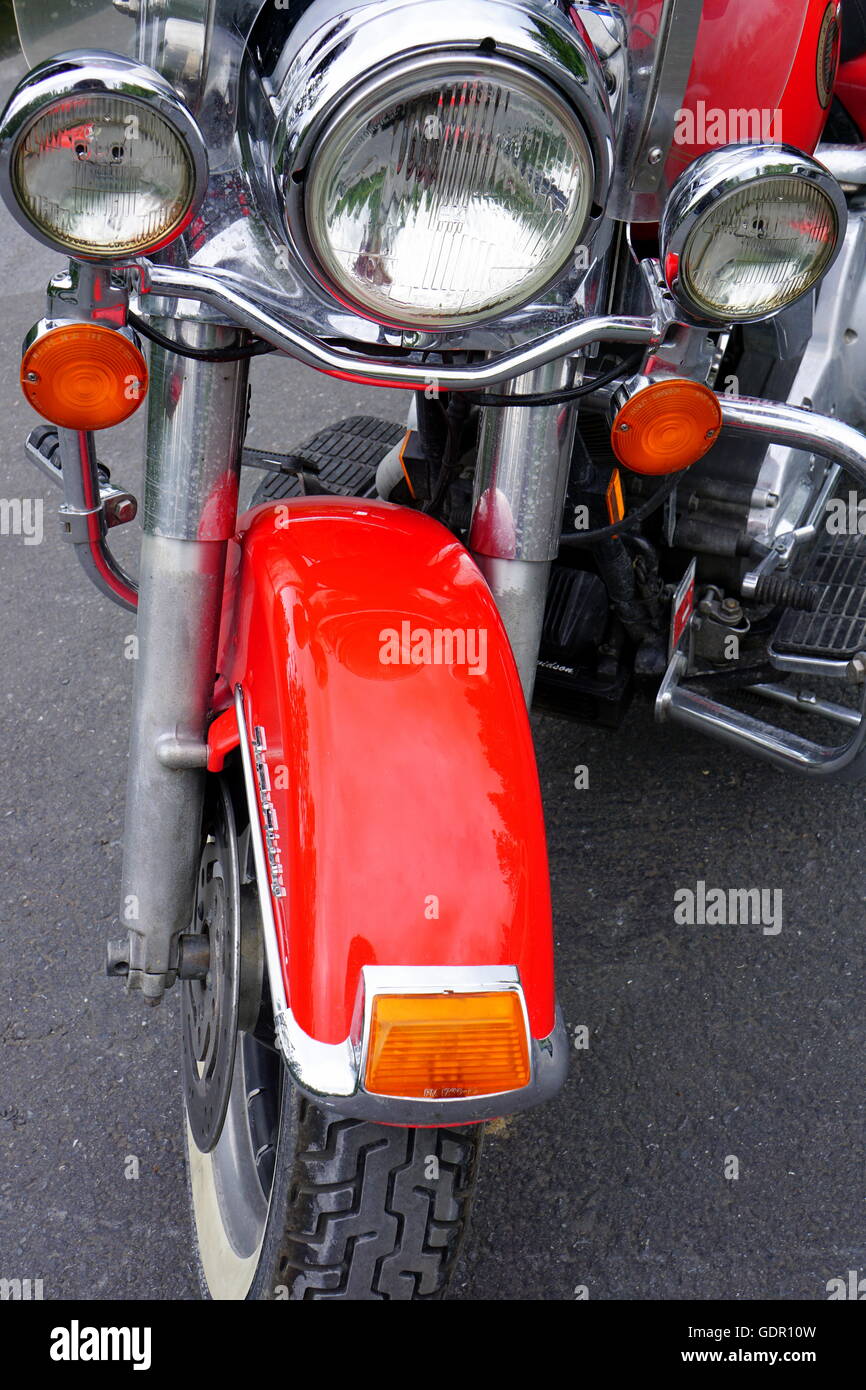 Motorcycle headlights hi-res stock photography and images - Alamy