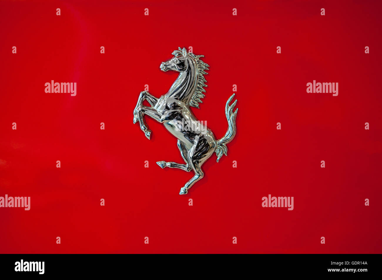 Ferrari Horse On Fire