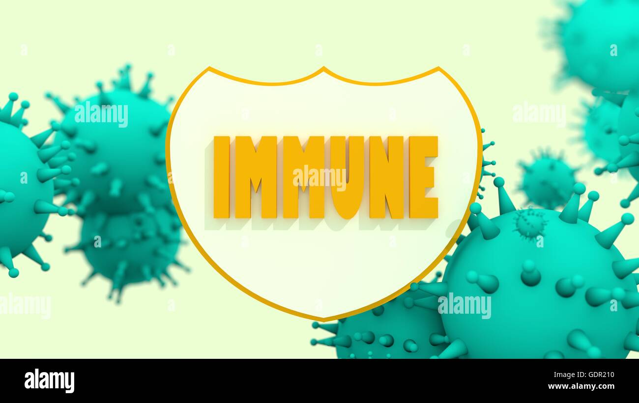immune protection system. bacteria, virus infection Stock Photo - Alamy