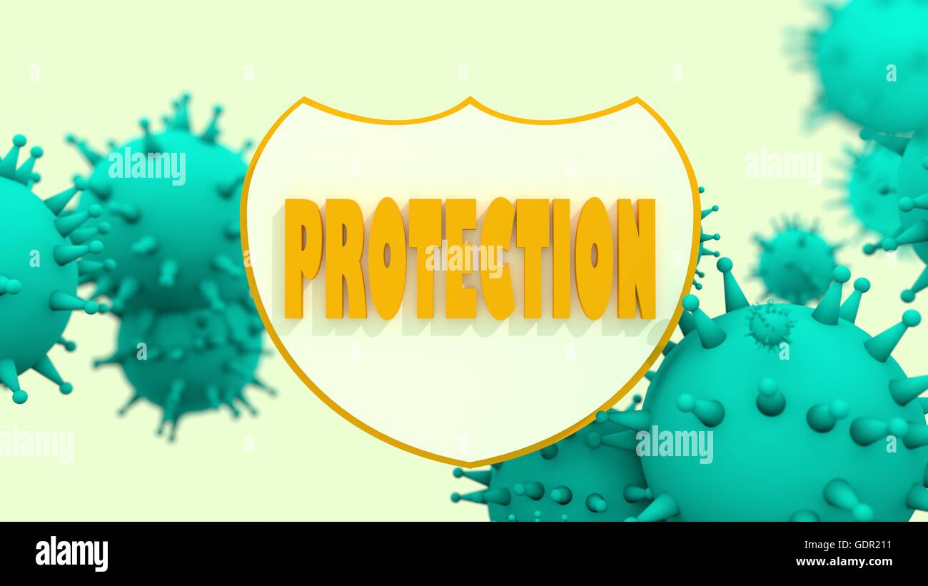 immune protection system. bacteria, virus infection Stock Photo - Alamy