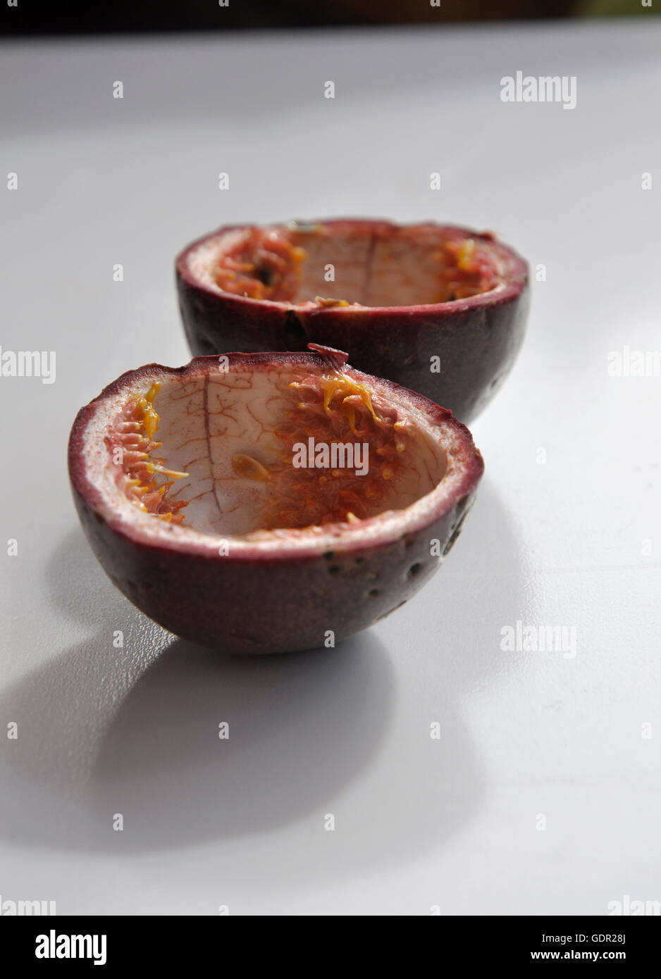 Shell of passionfruit hi-res stock photography and images - Alamy