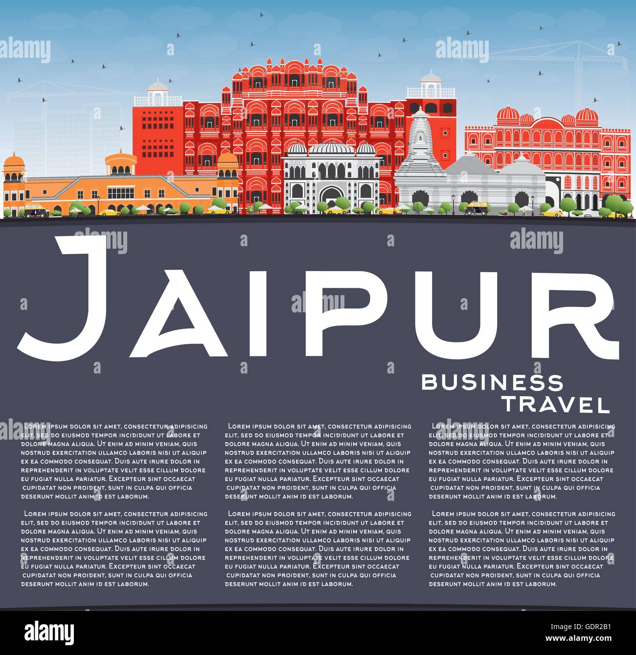 The landmark of jaipur Stock Vector Images - Alamy