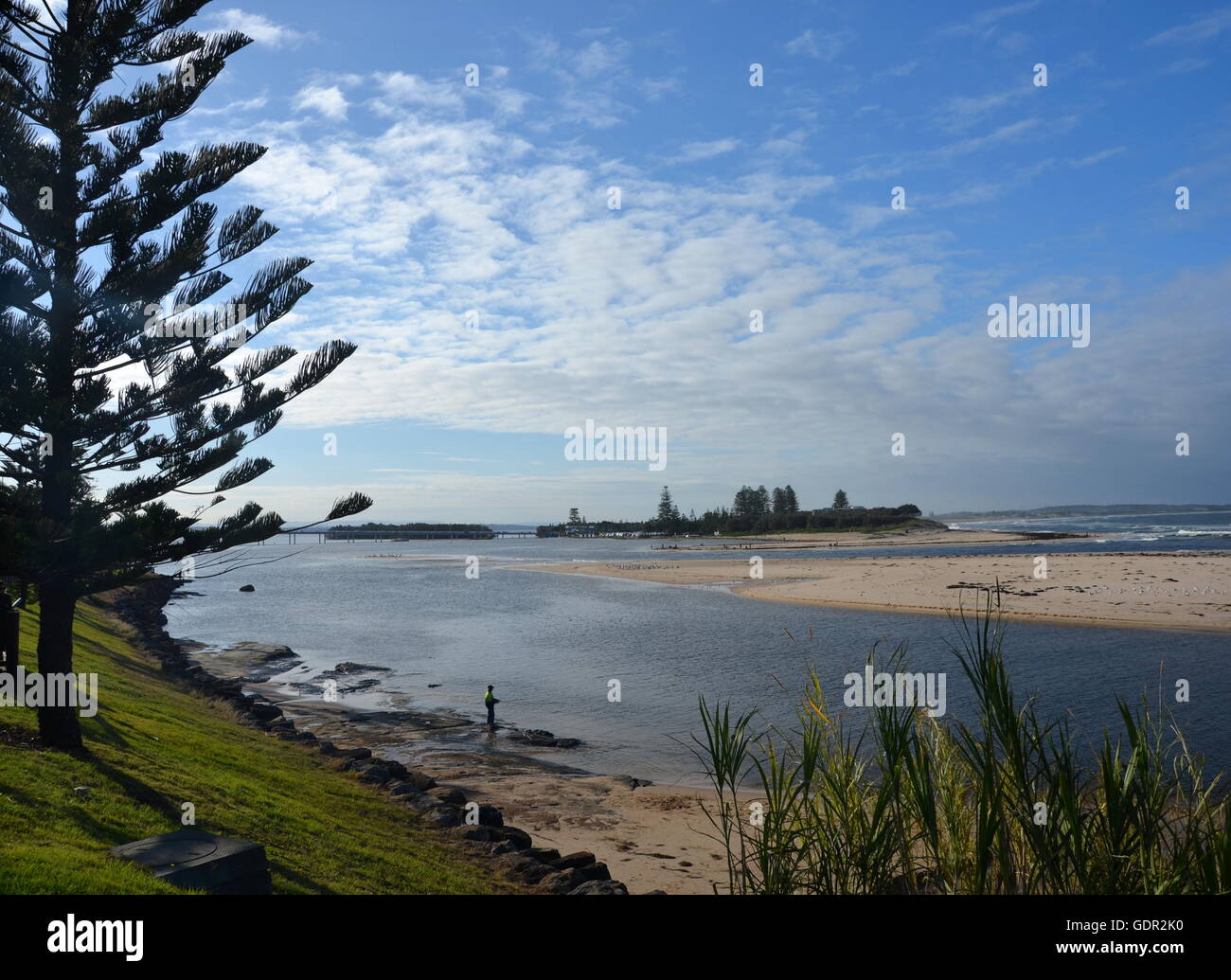 The Entrance at low tide from Marine Parade. This great location sits ...
