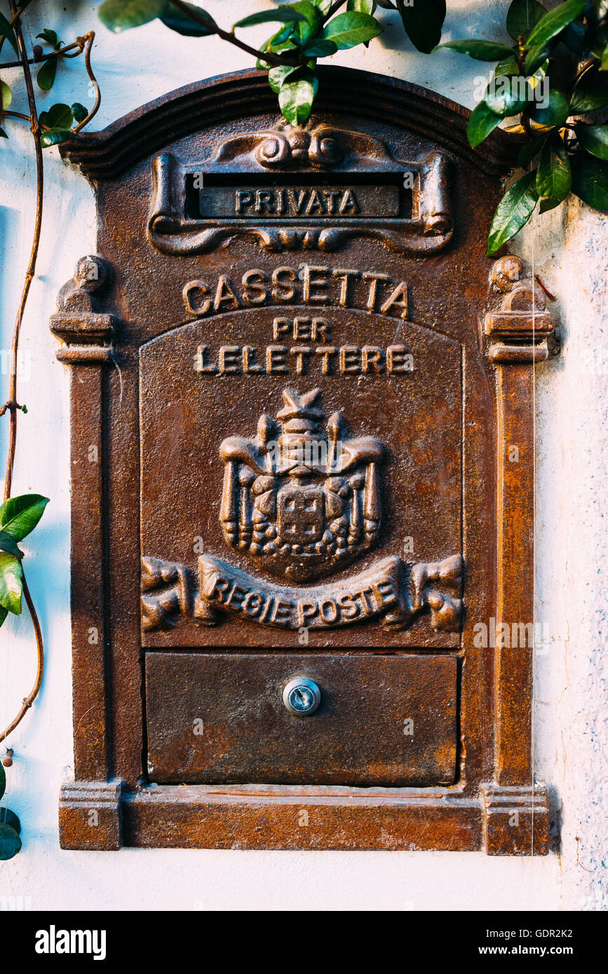 Bronze letter box hi-res stock photography and images - Alamy