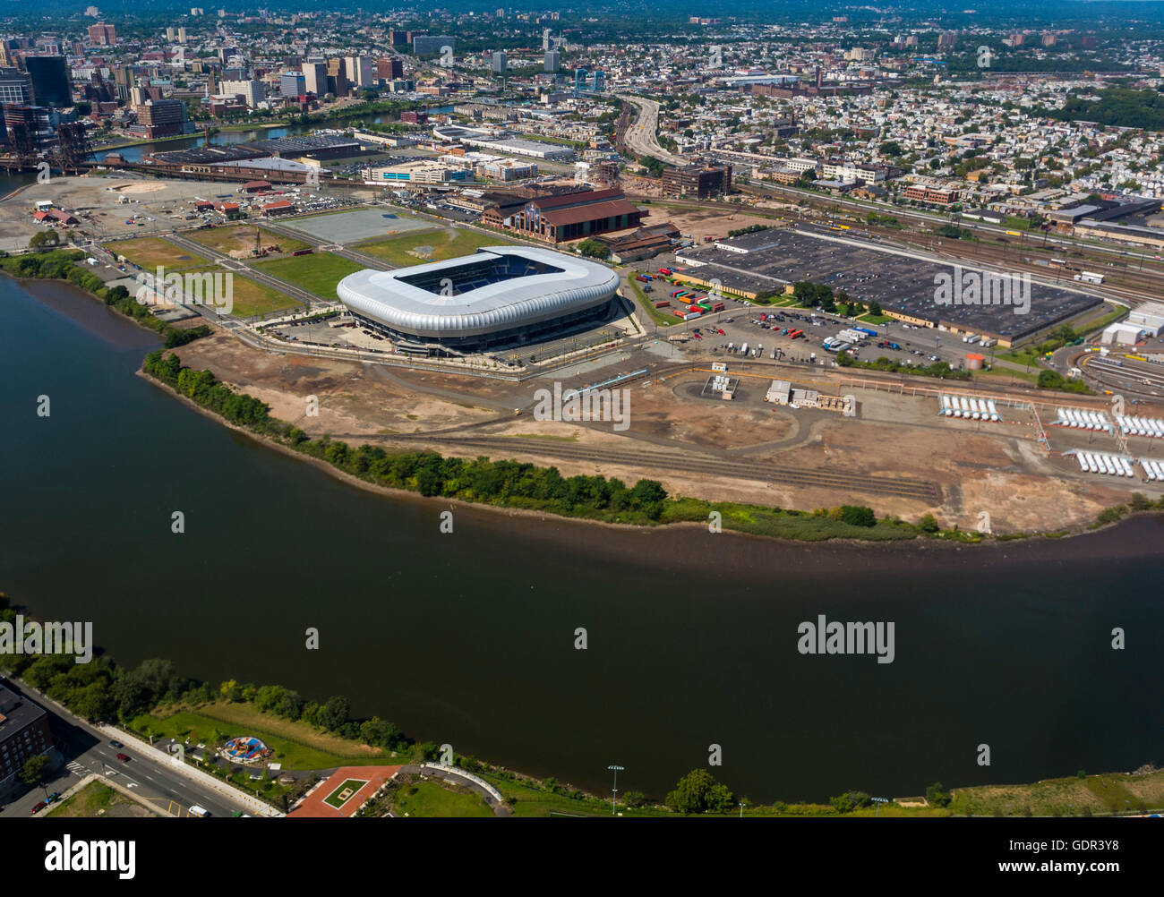 Suburbs river stadium usa hi-res stock photography and images - Alamy
