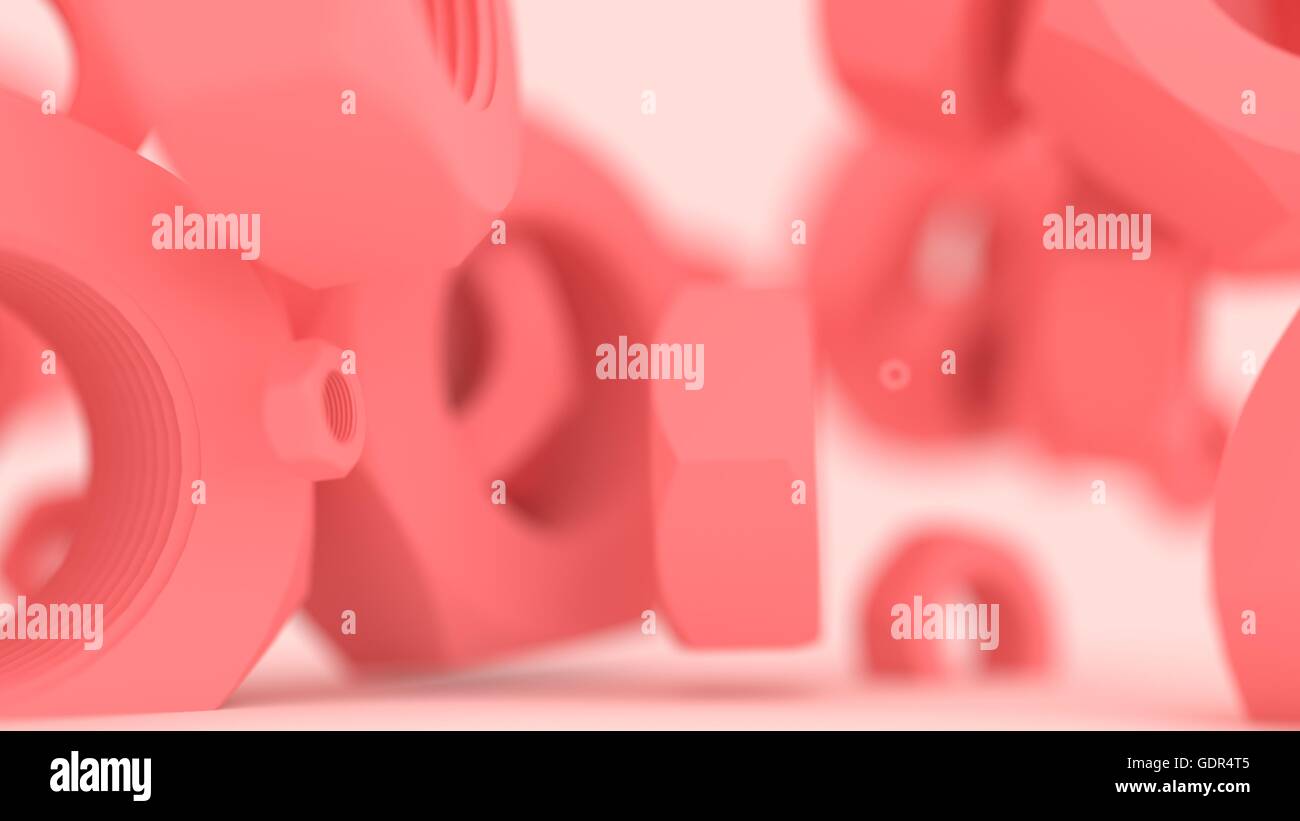 blurred pink nuts levitation group Stock Photo - Alamy