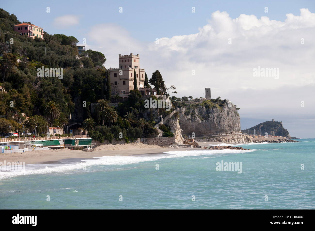 geography / travel, Italy, Finale Ligure, beach, Additional-Rights ...