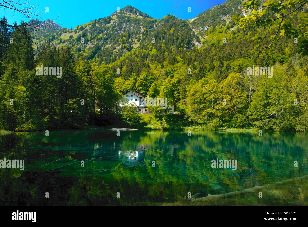 geography / travel, Germany, Bavaria, landscapes, Alps, Christlessee ...