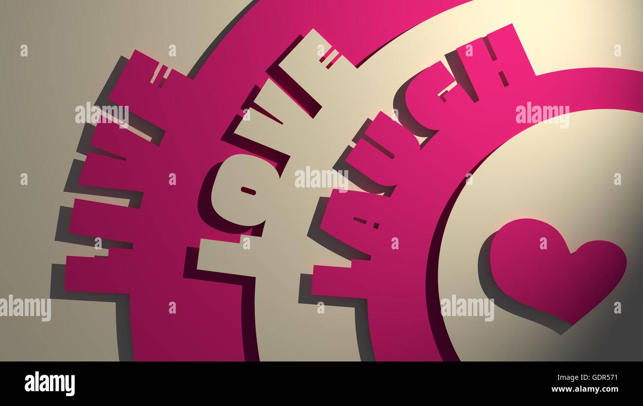 Live Laugh Love Greeting Card Template Stock Photo - Alamy