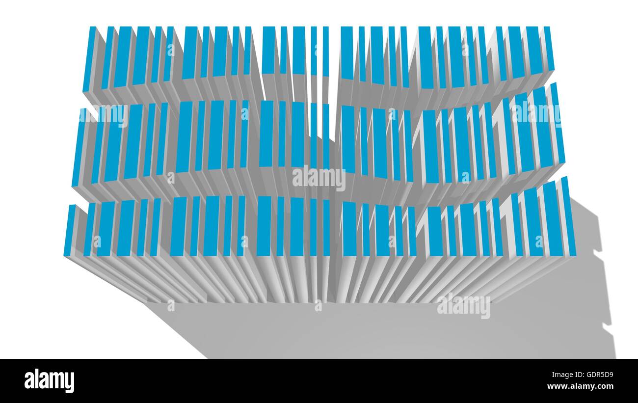 blue bar code Stock Photo - Alamy