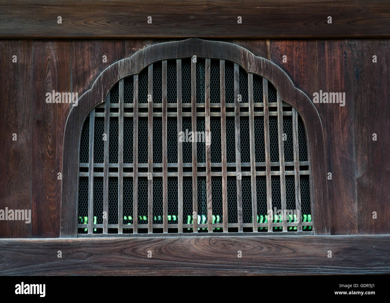 Window in a daitoku-ji temple, Kansai region, Kyoto, Japan Stock Photo ...
