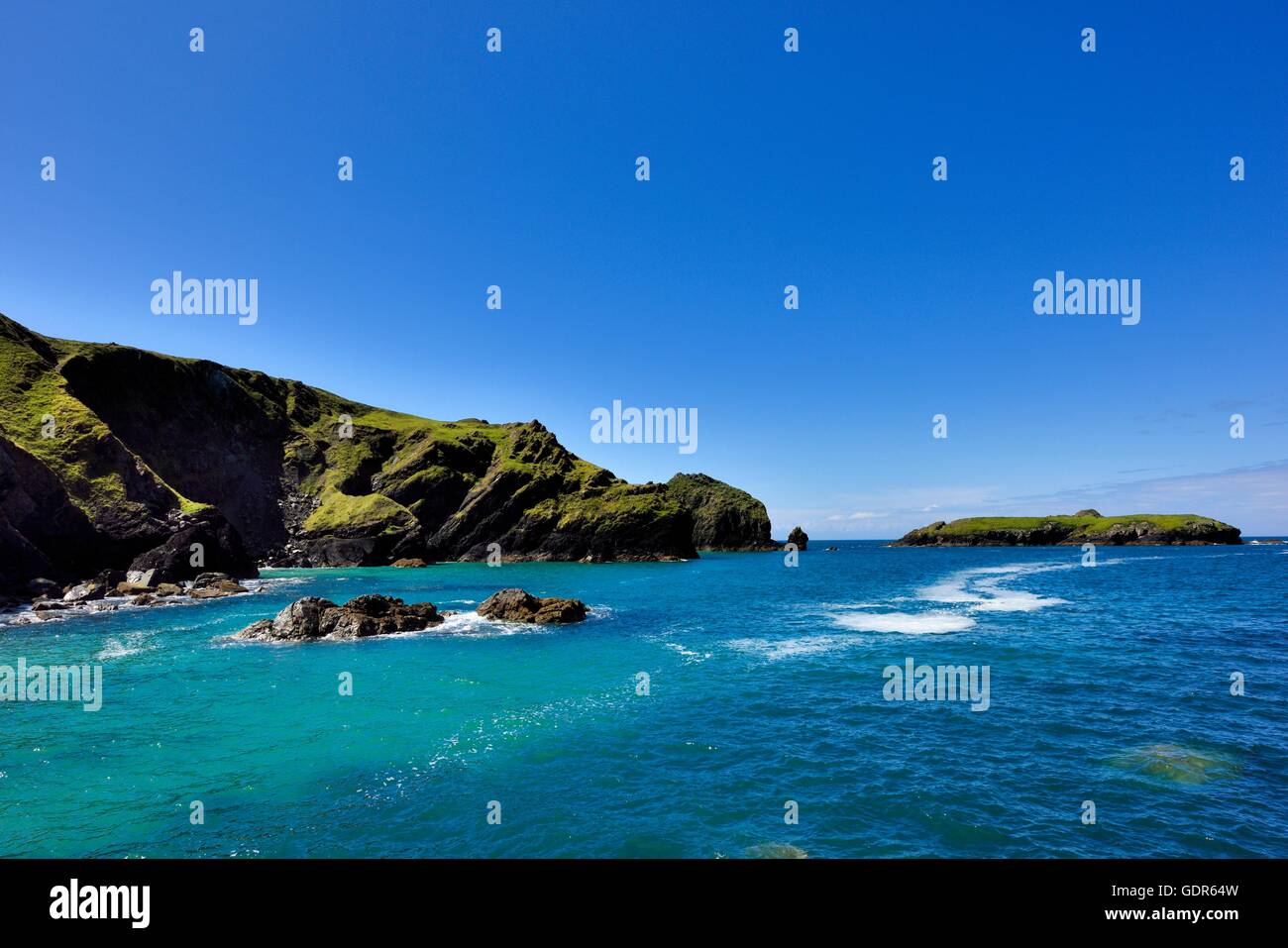 The Cornish Coastline in Mullion Cornwall England UK Stock Photo - Alamy