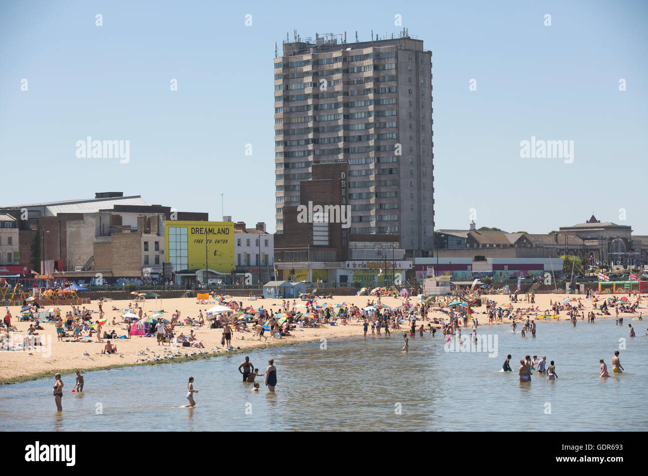 Margate, English seaside holiday town, in the district of Thanet in ...