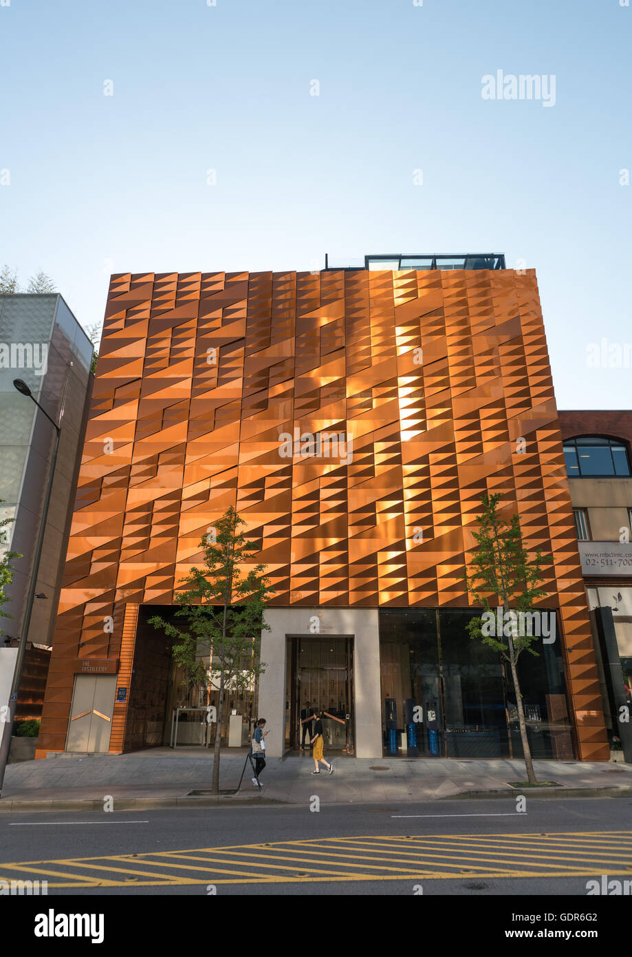 Johnnie walker building exterior, National capital area, Seoul, South ...