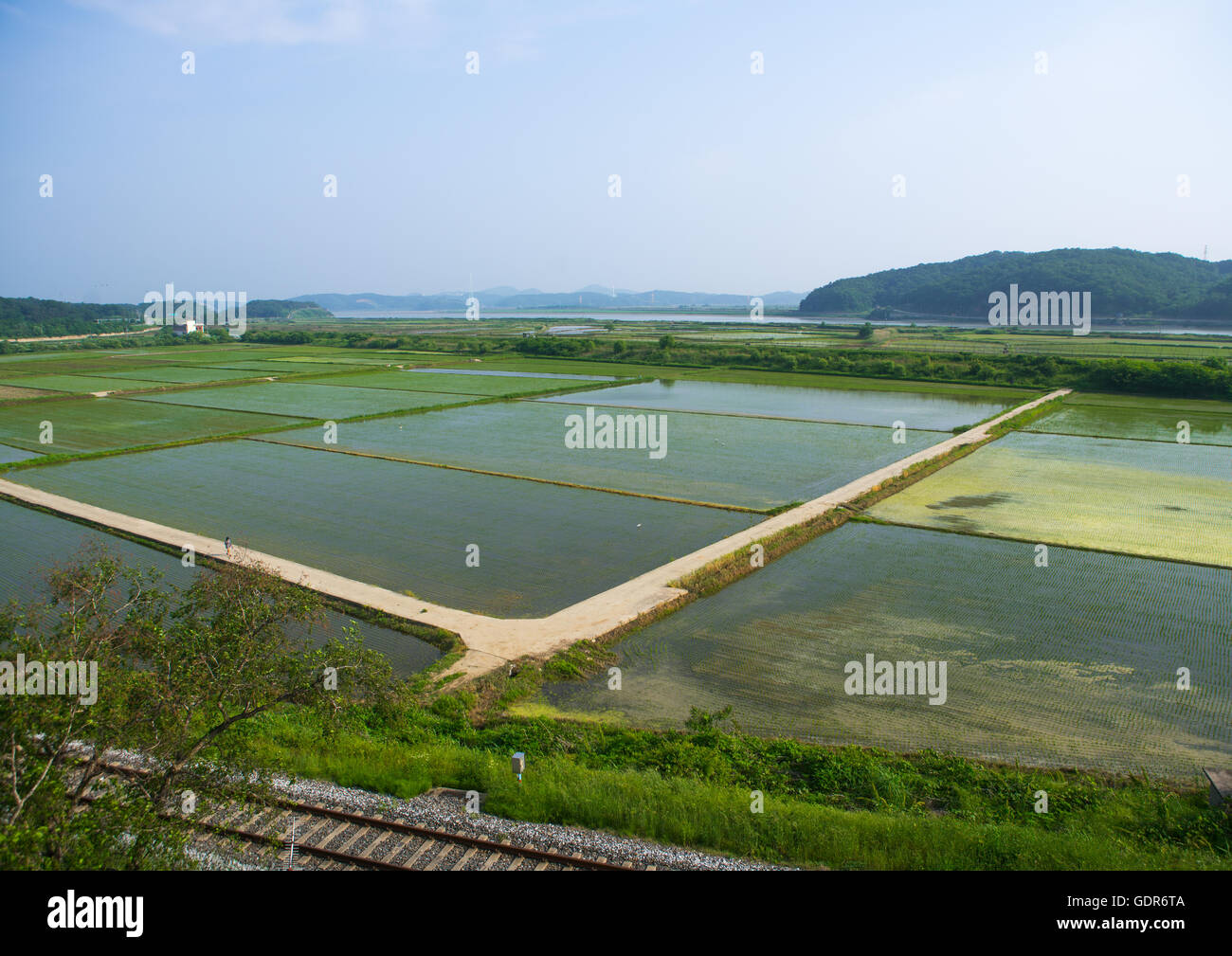 North and south korea border in imjingak, Sudogwon, Paju, South korea ...