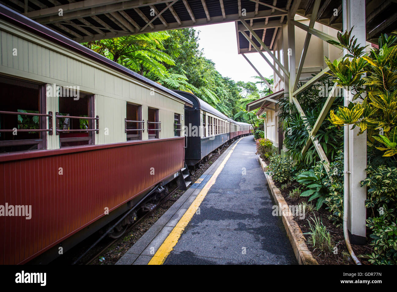 Kuranda Train Station Stock Photo - Alamy