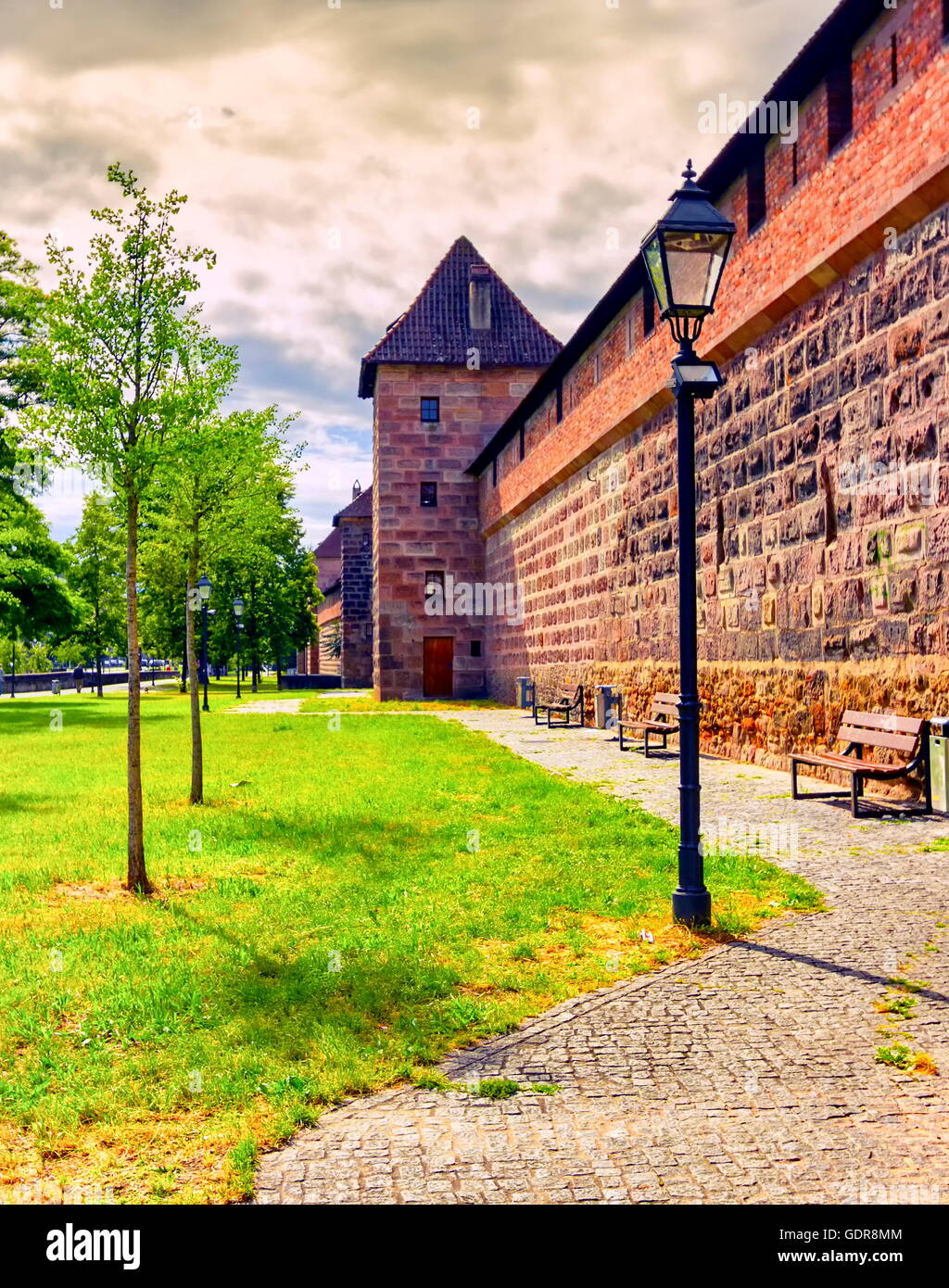 City town wall nuremberg germany hi-res stock photography and images ...