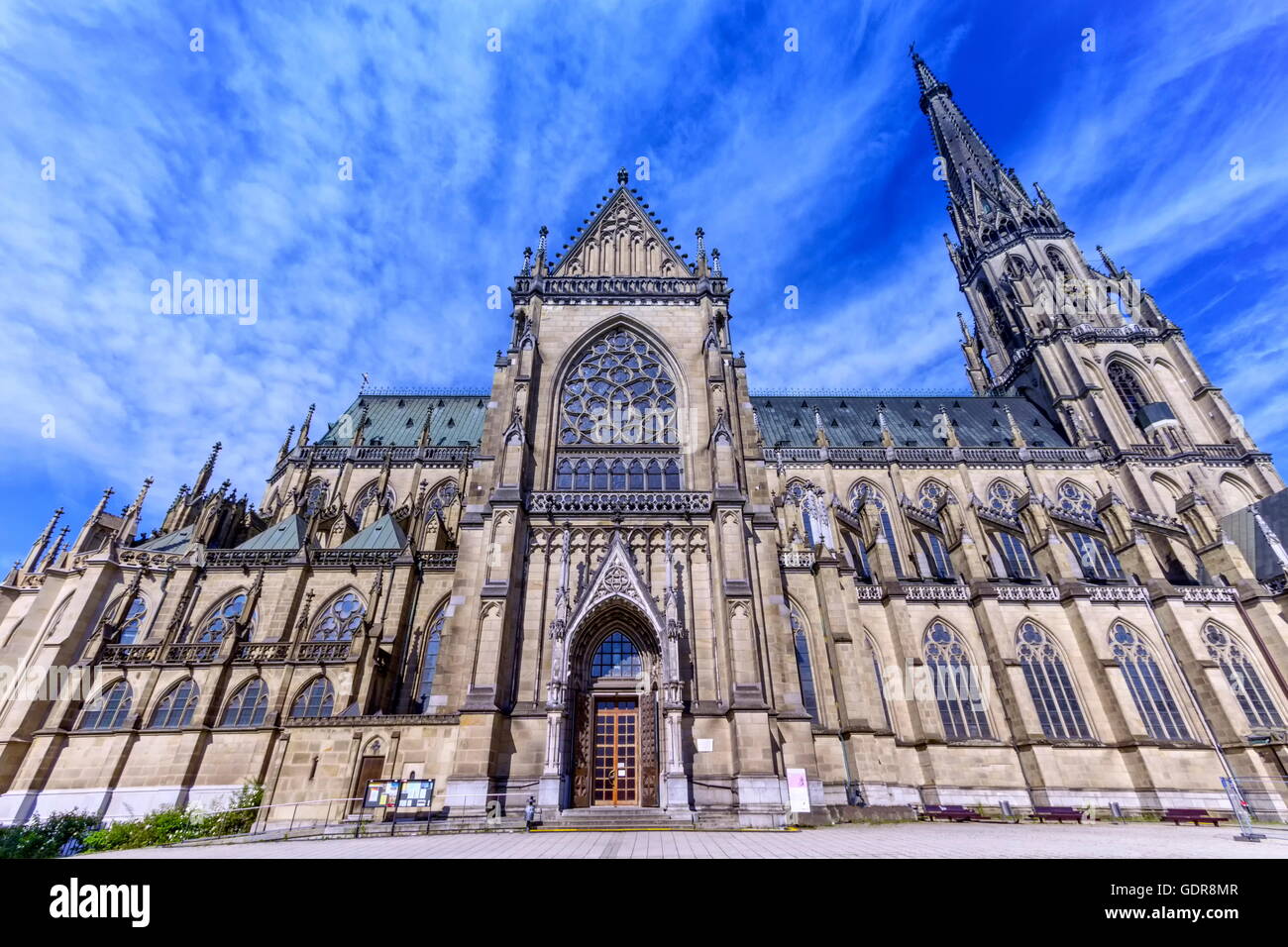 New Cathedral of the Immaculate Conception, Neuer Dom, by day in Linz, Austria Stock Photo - Alamy
